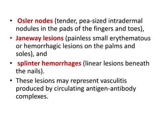 Causes Of Osler Nodes