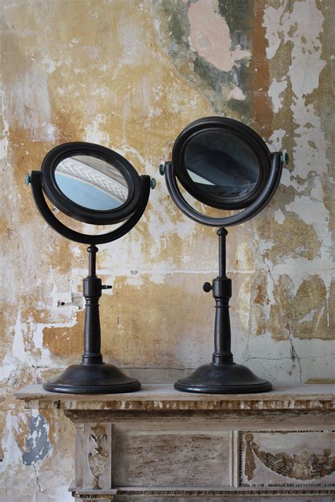 19th C Pair Of Large Optical Experimental Scientific Mirrors Concave And Convex For Sale At 1stdibs
