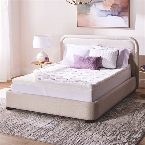 Serta 4 Inch Layered Luxury Memory Foam Mattress Topper Twin Xl Off