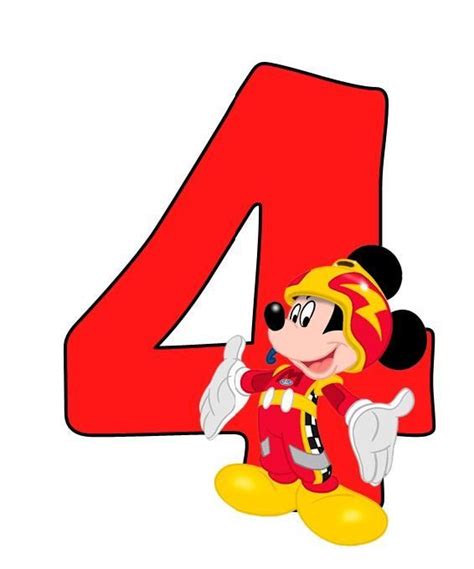Mickey Mouse Number 4