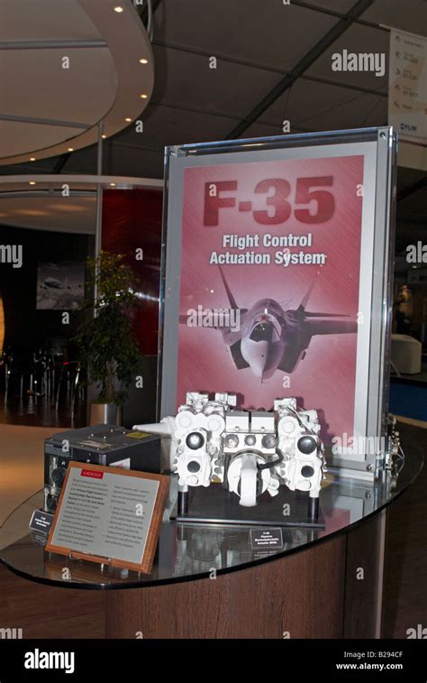 F 35 Moog Flight Control Actuation System Electrohydrostatic Actuator Eha Farnborough Air Show