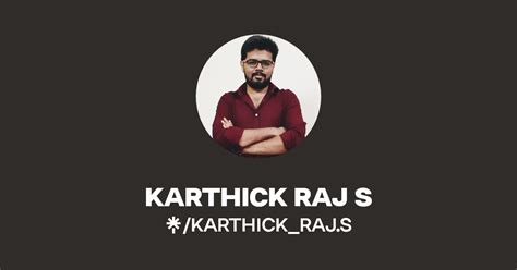 Karthick Raj S Linktree