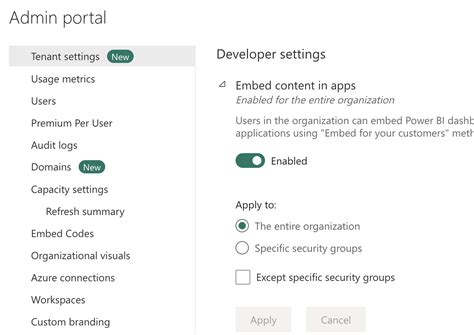 Solved Why Is The Embed Option Missingnot Working On My Microsoft Fabric Community