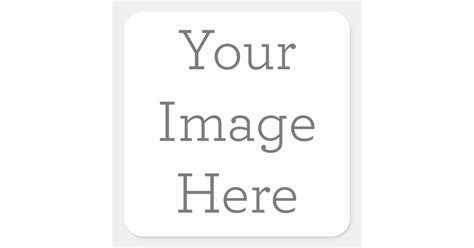 Create Your Own Square Sticker Zazzle