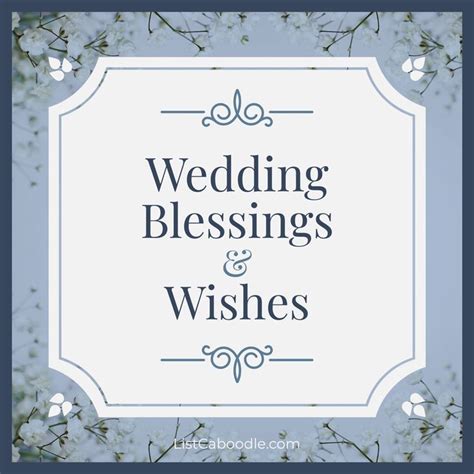 Wedding Blessings Artofit