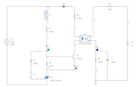 Triac 1 Heater Control Multisim Live