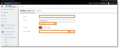 DVIR Create Defects List From Scratch Asecare