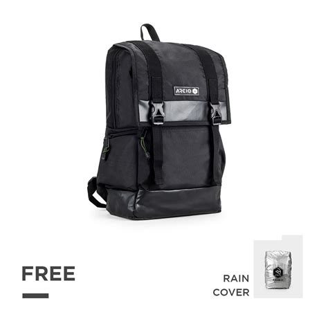 Jual Tas Sekolah Arcio Jason Black Totosuryo X Arcio Bag Gratis Rain
