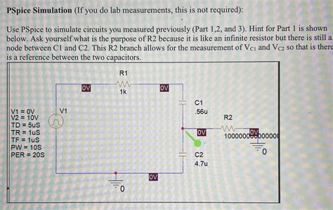 ECEN Lab RC And RL Circuits Due Dec Chegg Com