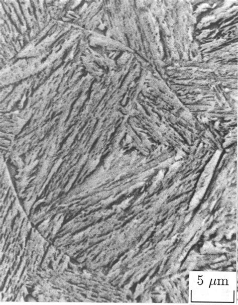 Upper Bainite Microstructure