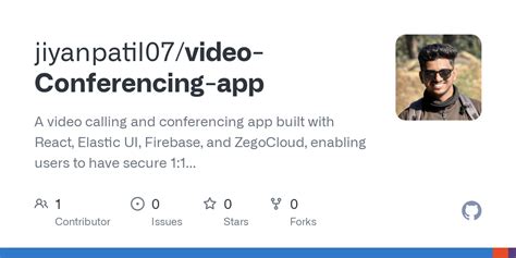 Github Jiyanpatil07video Conferencing App A Video Calling And