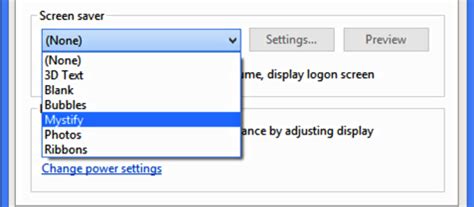 Windows 8 How Do I Change Screen Saver