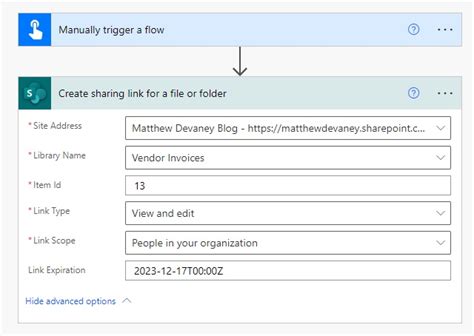 How To Create A Sharing Link For Files In Power Automate