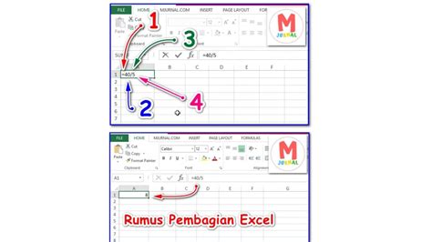 Foto 4 Rumus Pembagian Excel Pakai Contoh Dan Penjelasannya Halaman 2