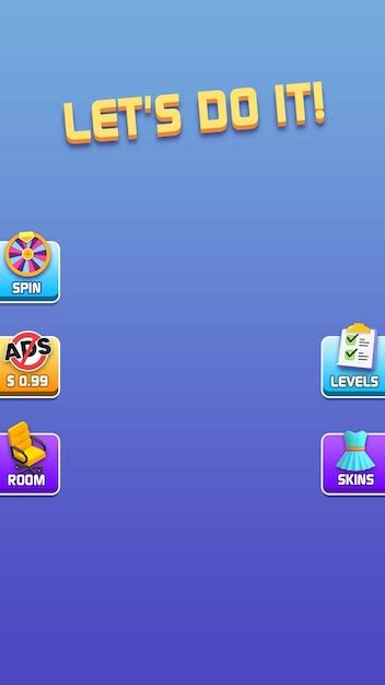 premium psd game ui mobile game ui user interface