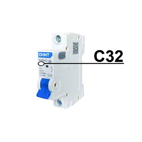 Chint Ac Mcb Miniature Circuit Breaker 1p 1 Pole 6ka C Curve 32a