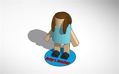 3d Design Ruby L Action Figure Tinkercad