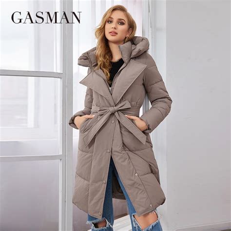 GASMAM 2023, зимние пуховики, женские теплые длинные классические ...