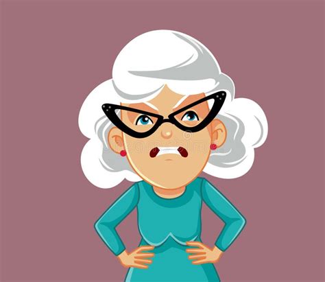 Angry Grandma Stock Illustrations 516 Angry Grandma Stock