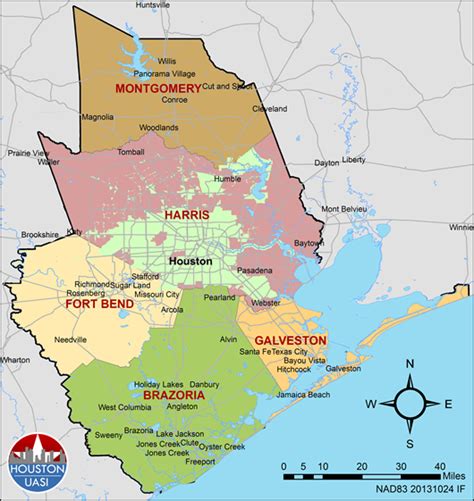 Houston County Area Map