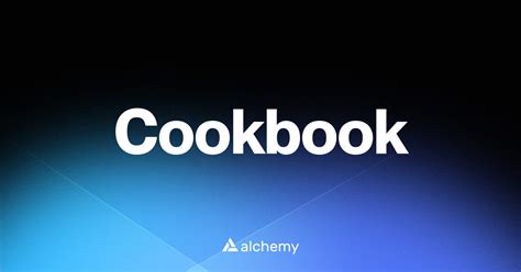 Cookbook Solidity Tools Alchemy