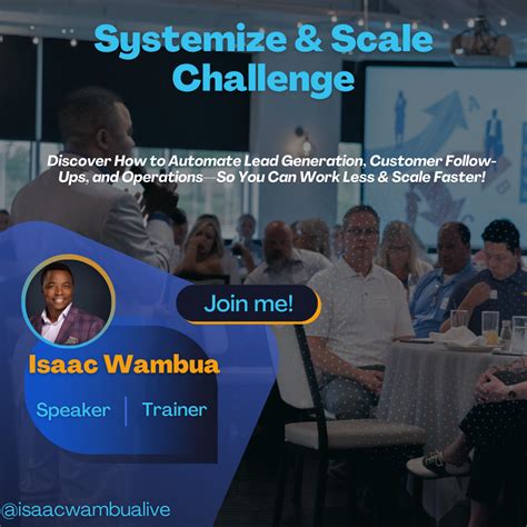 Systemize And Scale Challenge Automate Your Business And Grow Faster