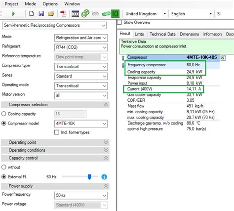 Selection With The Bitzer Software
