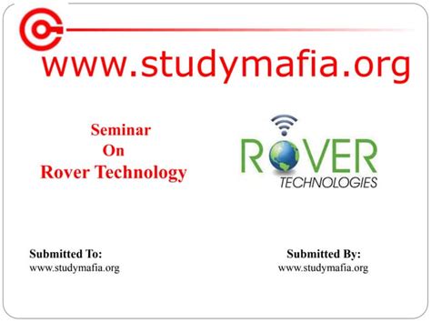 Cse Rover Technology Seminar Topic Pptpptx Cloud Computing Internet