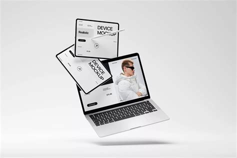 Realistic Device Mockup Free Set The Free Mockup