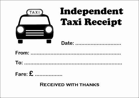 8 Taxi Invoice Template Sampletemplatess Sampletemplatess