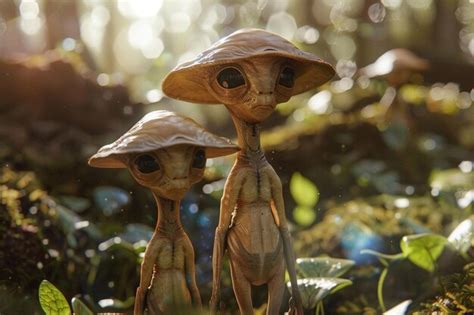 Premium Photo Extraterrestrial Beings Exploring Earths Wonders T