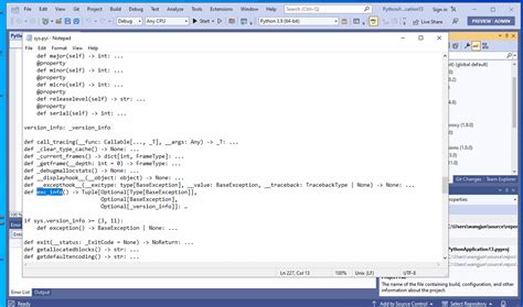 The Type Information Displayed Wrong For Sysexcinfo With The Latest Typeshed · Issue 7447