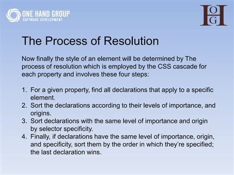 css specificity inheritance and the cascade things you should know pptx web design and html