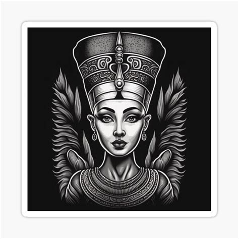 Nefertiti Sticker For Sale By TheHistoryWorld Redbubble