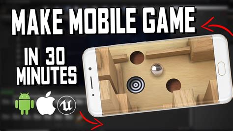 How To Make Mobile Game In Unreal Engine Labyrinth Ue4 Tutorial For Beginners Youtube
