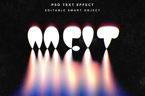 Melting Analog Text Effect Mockup Youworkforthem Melting Analog Text Effect Mockup Youworkforthem