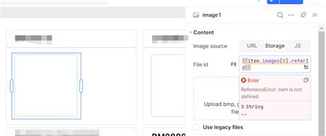Cant Refer `item` In File Id Of Image Component Which Is In Grid View