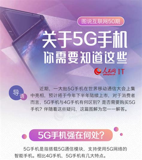 图说互联网50期5G蓄势待发 一图看懂5G手机 IT 人民网