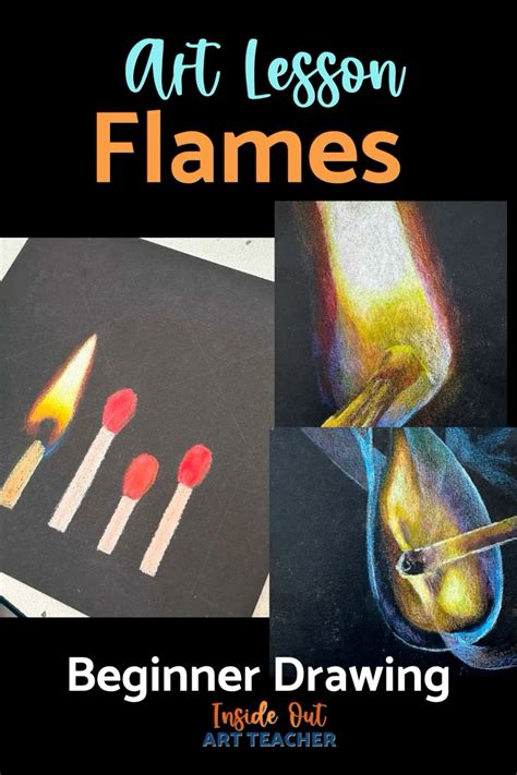 How To Draw With Colored Pencils On Black Paper 6 Easy Steps On Drawing And Shading Flames Artofit