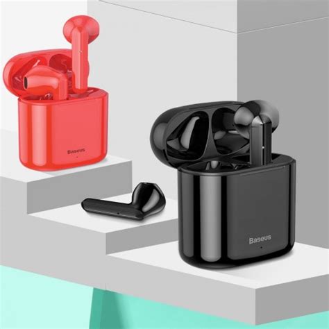 Baseus W09 Tws Wireless Bluetooth Earphone Intelligent Touch Control