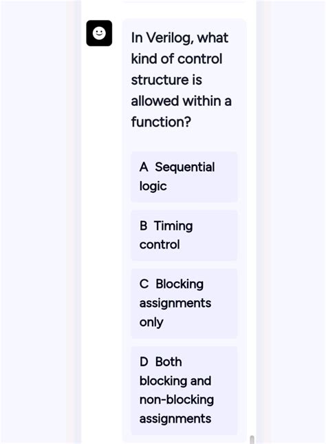 In Verilog What Kind Of Control Structure Is Studyx