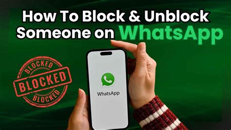 how to block and unblock someone on whatsapp quick guide