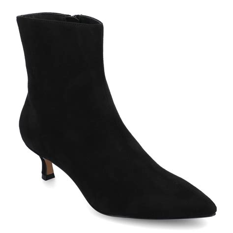 Journee Womens Arely Pointed Toe Kitten Heel Ankle Booties Widths