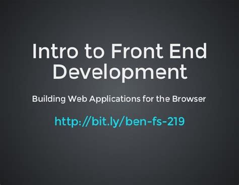 Intro To Front End Development With Angular Firebase