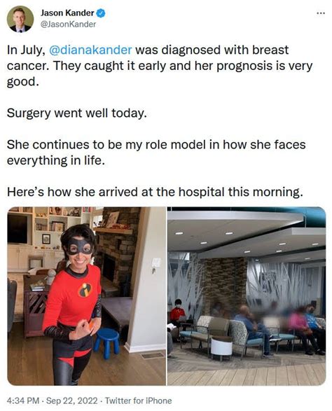 Jason Kander Discloses Wife Dianas Breast Cancer Diagnosis