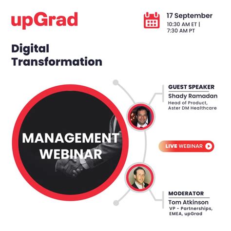 Shady Ramadan On Linkedin Upgrad Digitaltransformation