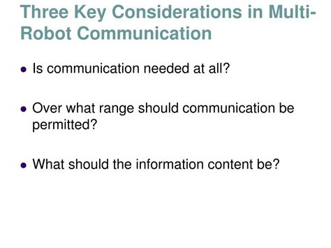 Ppt Multi Robot Systems Powerpoint Presentation Free Download Id6077983