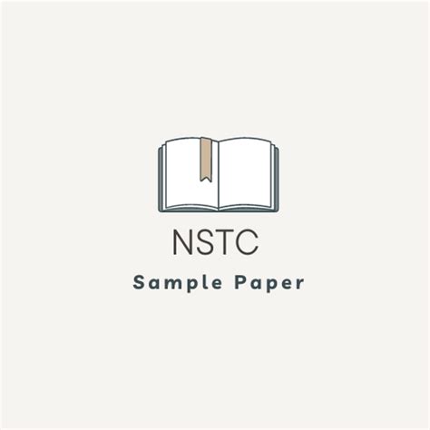 Nstc Sample Paper Physics Solutions
