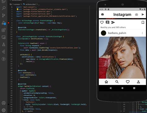 instagram clone ui for flutter