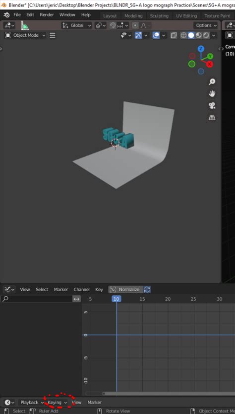 Cant Keyframe Camera Basics And Interface Blender Artists Community